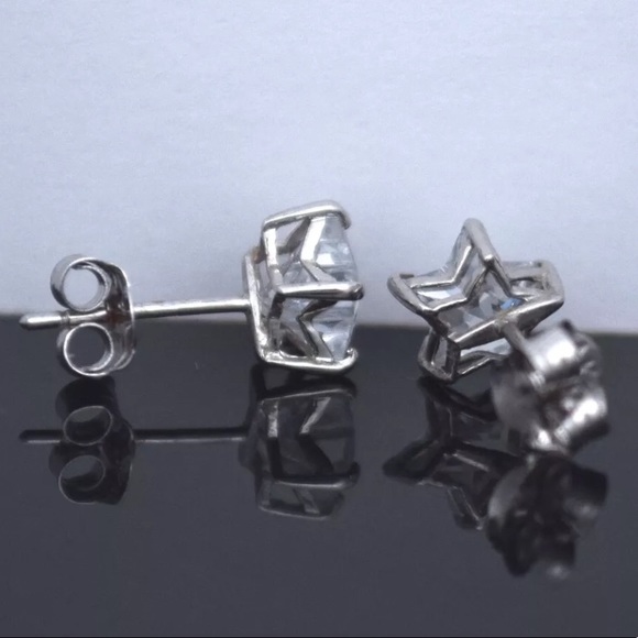 Jewelry | 1 Ct Star Cut Diamond 14k Gold Studs | Poshmark